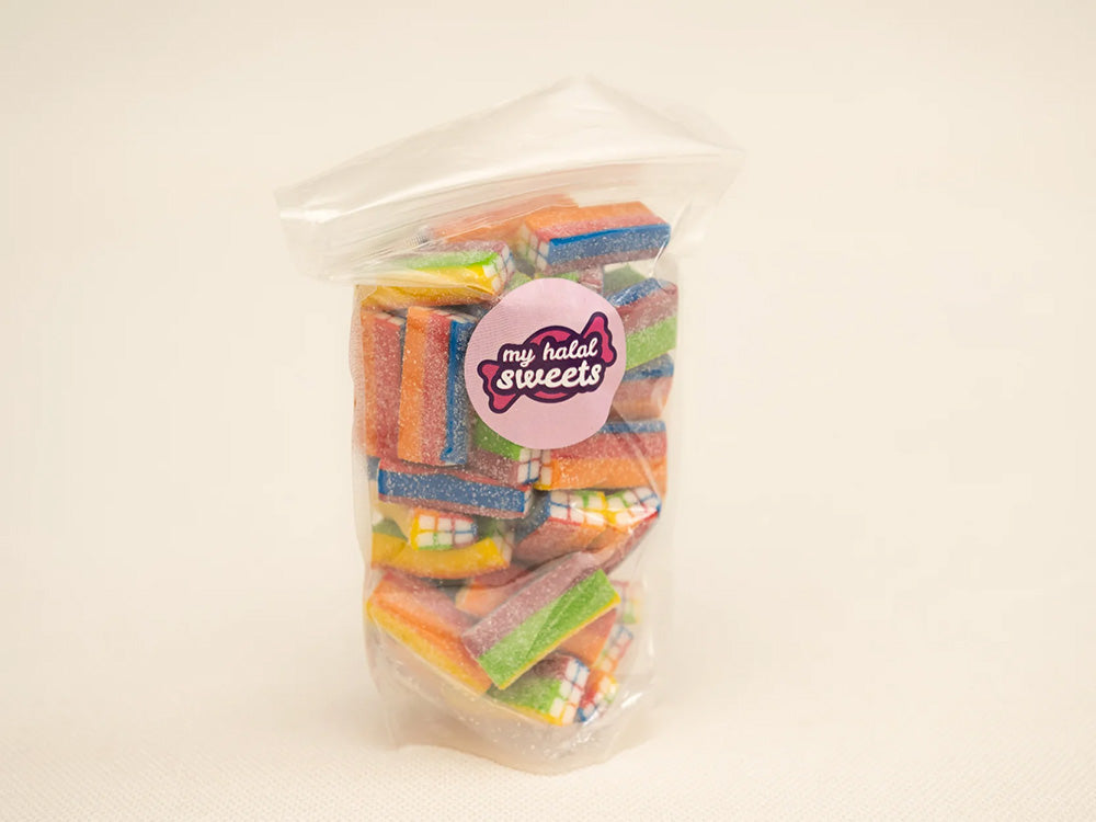 Rainbow Bricks – My Halal Sweets